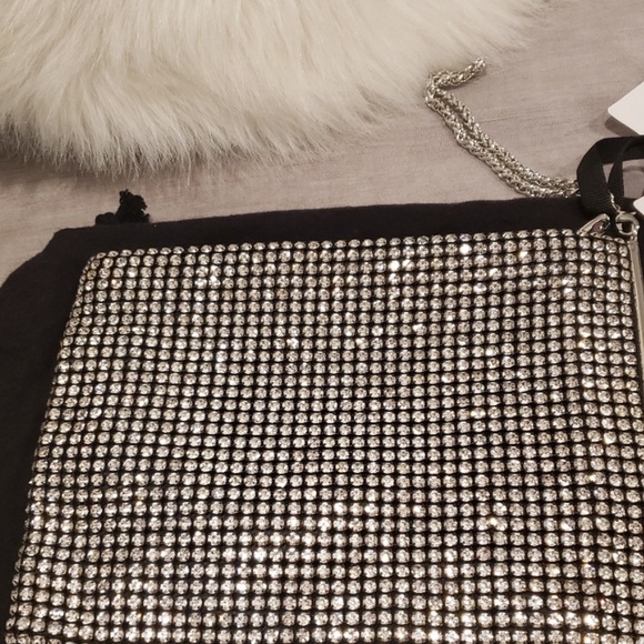 Reiss | Bags | New Gorgeous Diamond Crystal Wristlet By Reiss | Poshmark